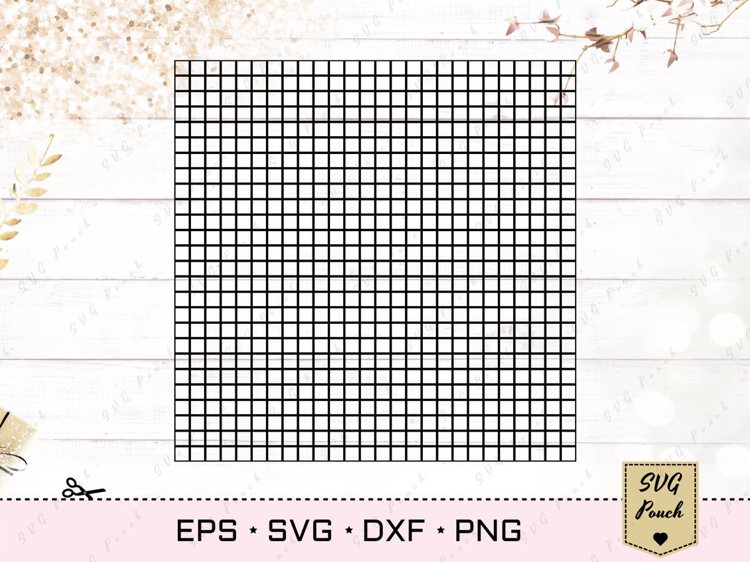 Grid Seamless Pattern Svg, Graph Seamless Print Svg File, Mesh Square Print Svg - Etsy