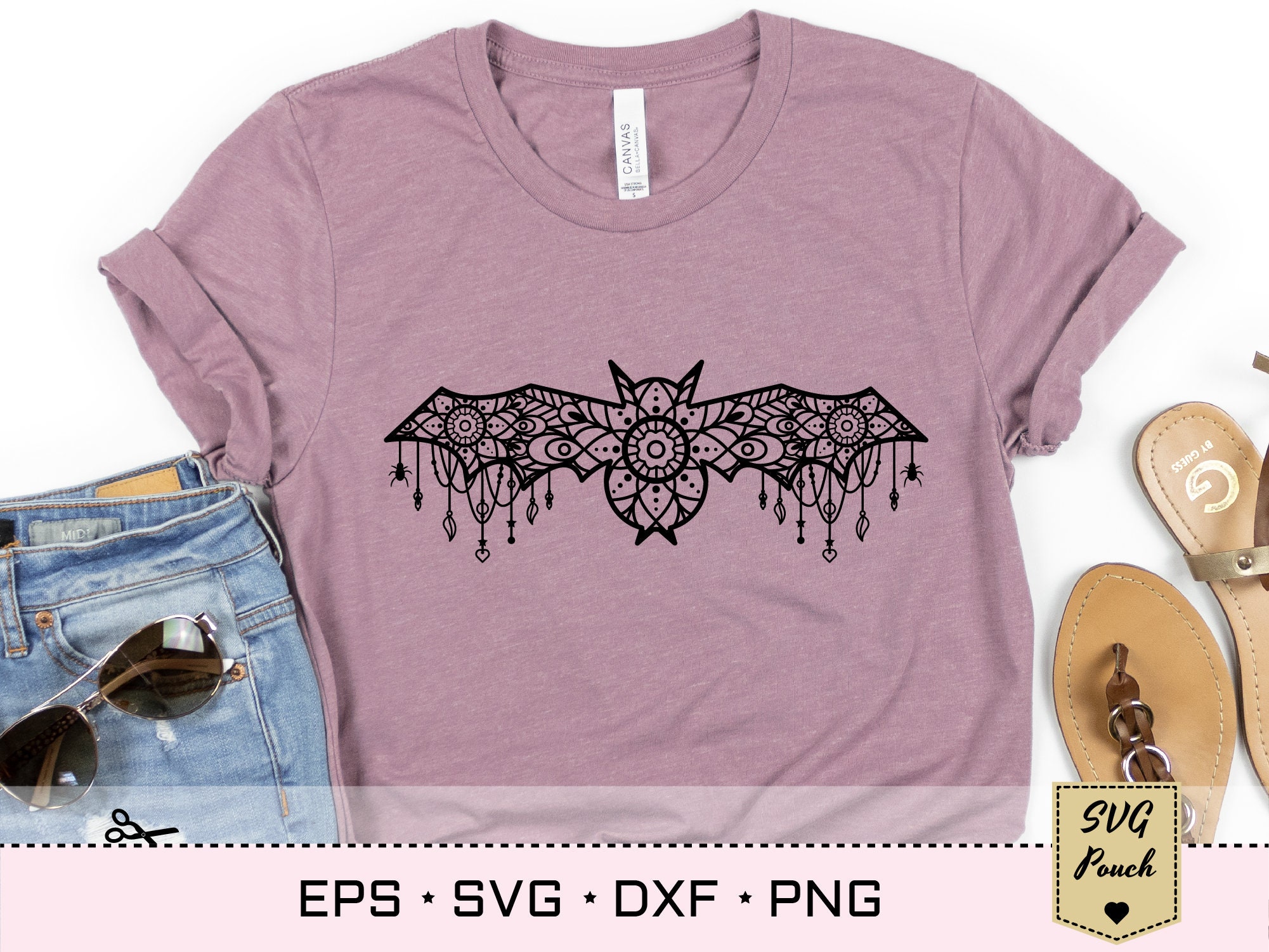 Lace Bats SVG Bat svg Halloween svg Halloween cricut cut | Etsy