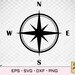Windrose Compass SVG, Nautical Star SVG, Compass Rose Svg, Commercial ...