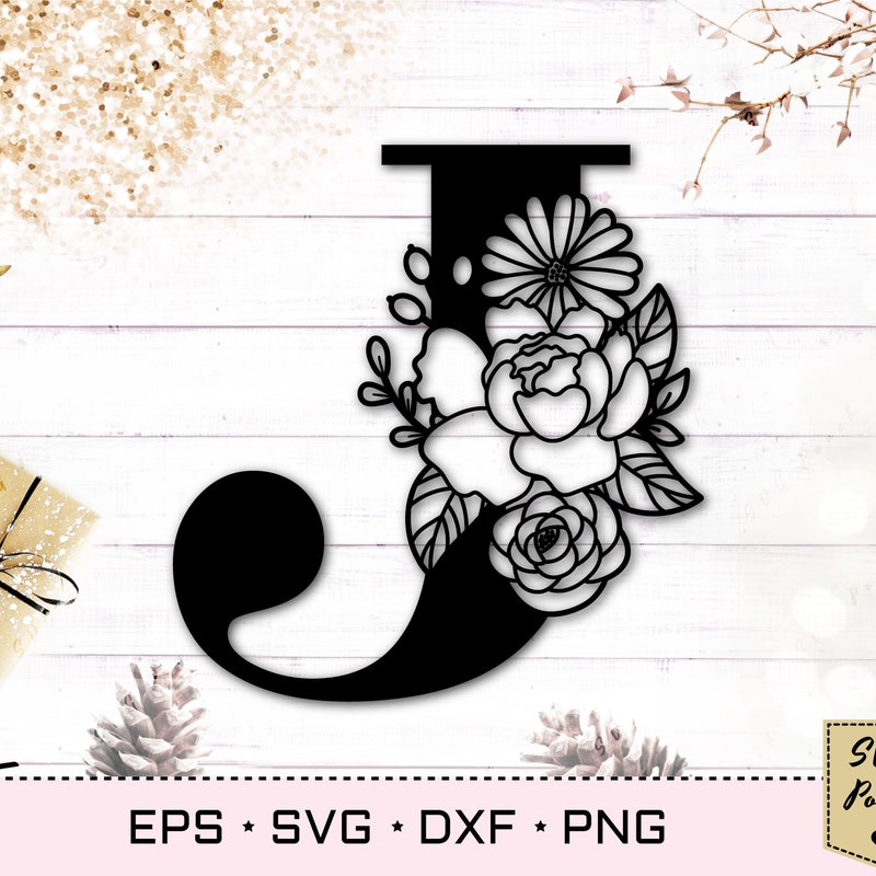 Letter J Monogram - Etsy