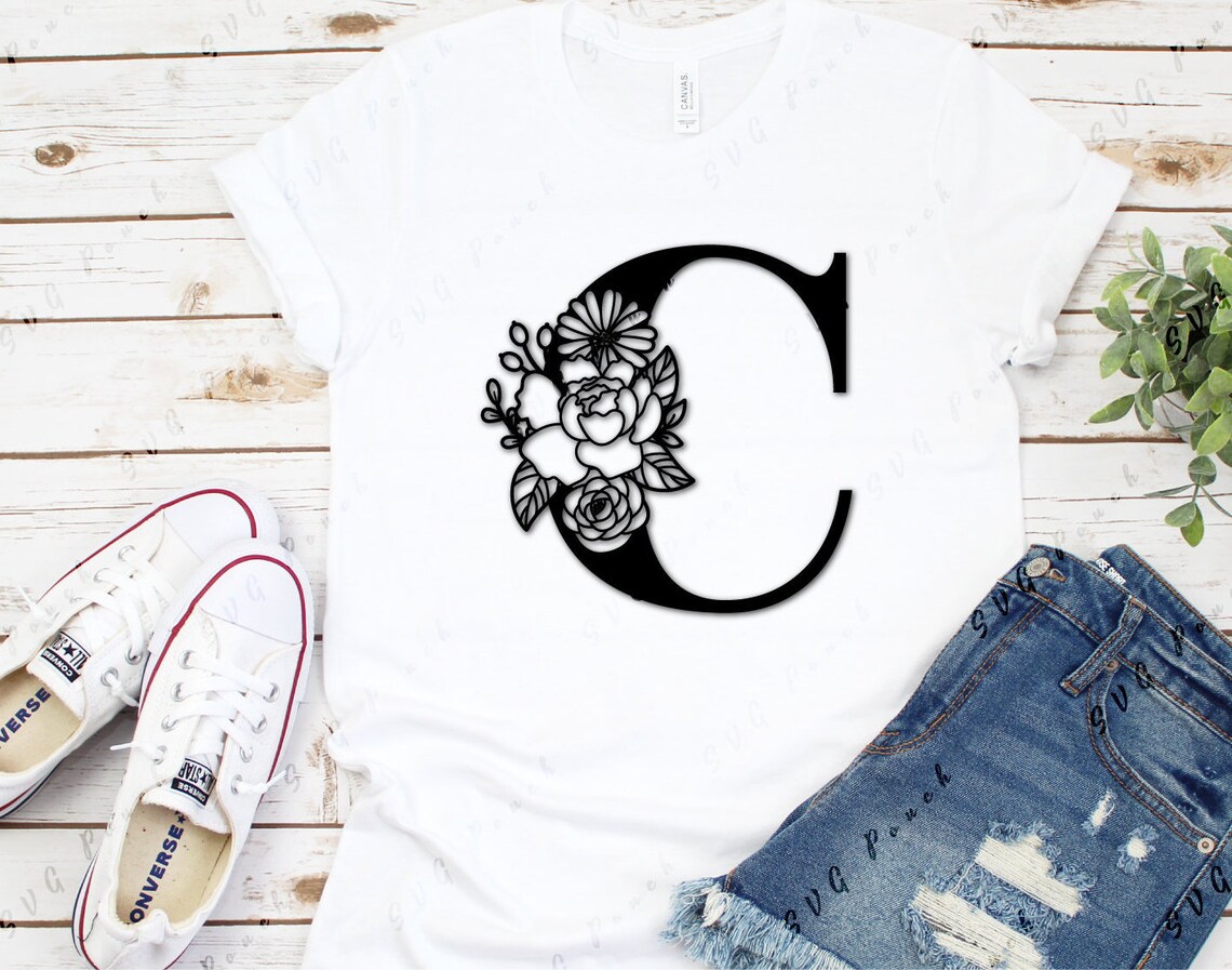 Floral A to Z Alphabet Floral Bundle. Flower Bouquet Botanical | Etsy