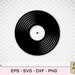 Vinyl Record Svg Digital File, Vinyl Record Vector Eps File, Vinyl ...