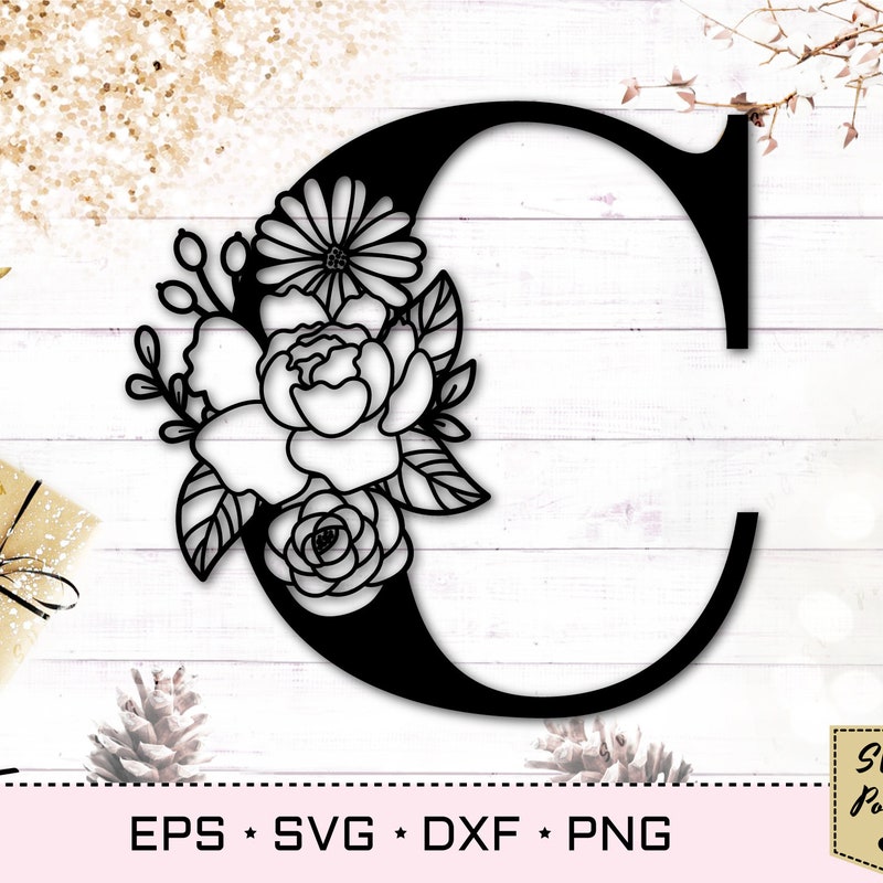 Monogram C - Etsy