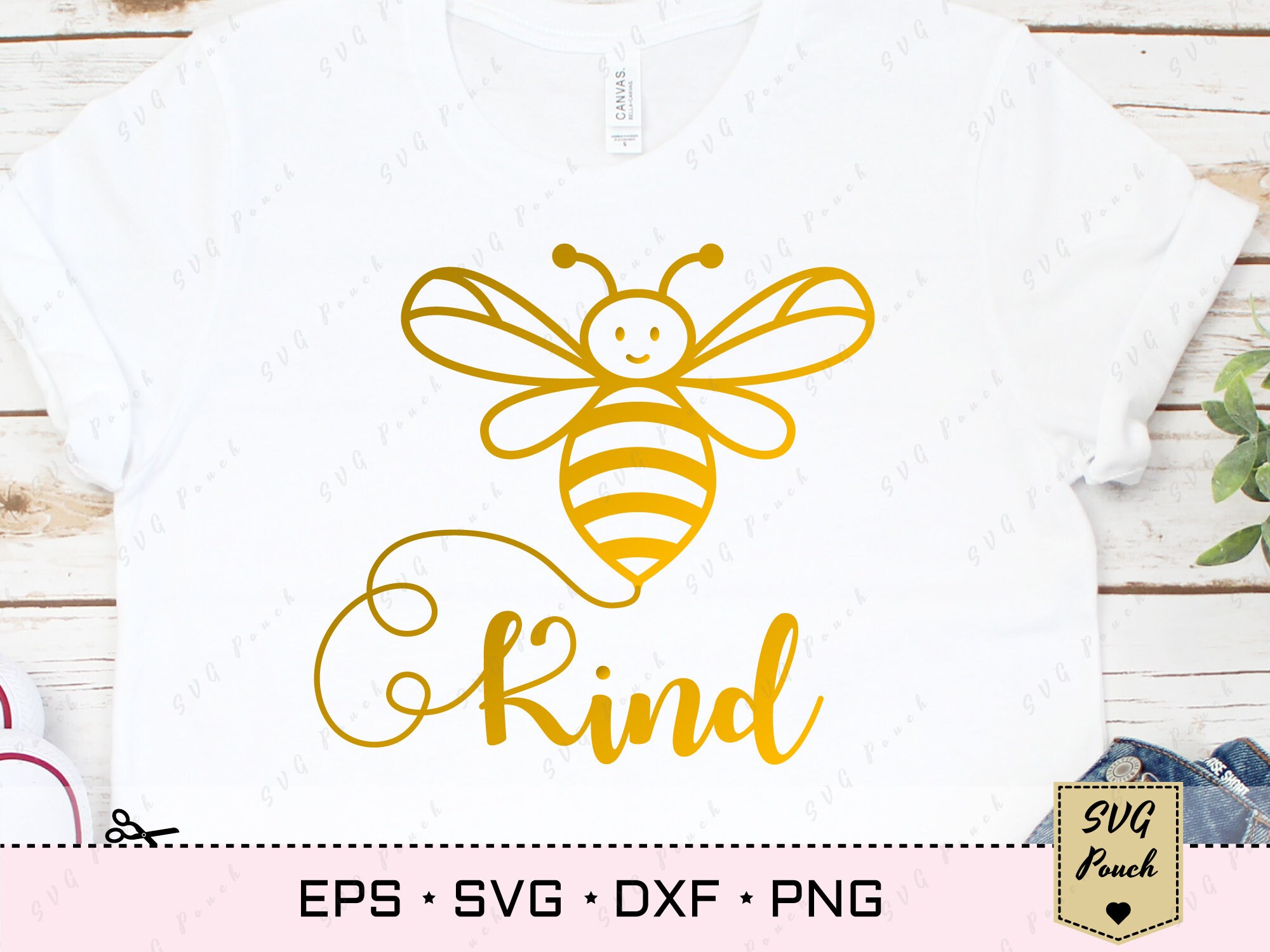 Bee Kind SVG Be Kind Svg Cutting File for T-shirt Design - Etsy