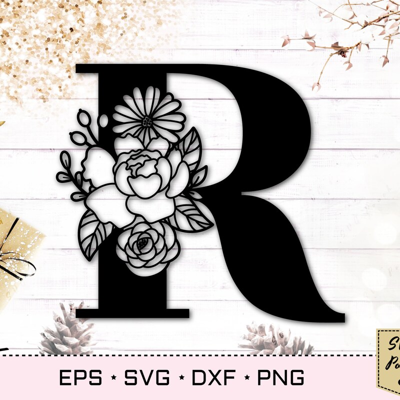R Svg - Etsy