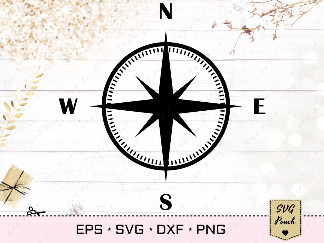 Windrose Compass SVG, Nautical Star SVG, Compass Rose Svg, Commercial ...