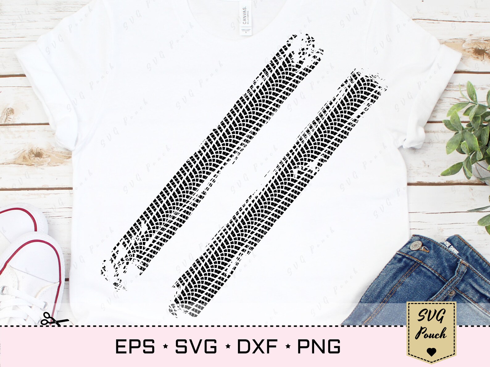 Tire Tracks Svg Set of 2 Designs Tyre Tracks Svg File Car - Etsy