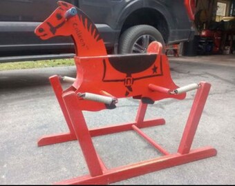 Vintage Hobby Horse, Vintage Wonder Horse Vintage Bouncy Horse, Vintage ...