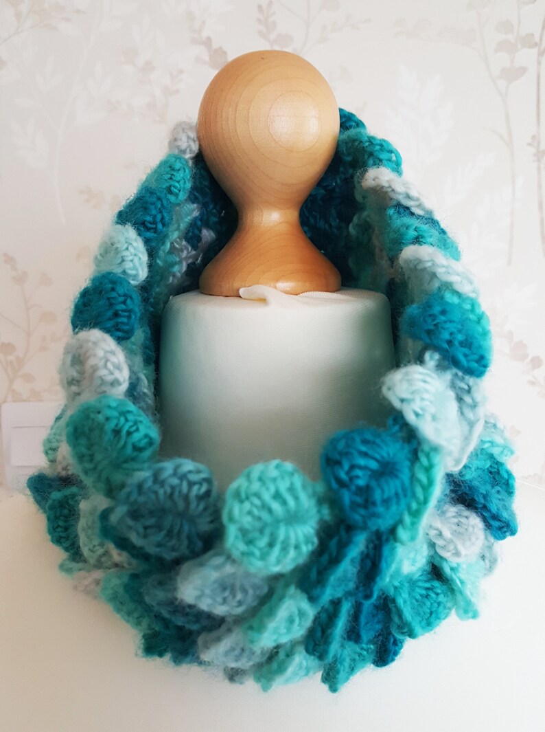 KHALEESI Cowl, DRAGON Cowl, CROCHET Cowl, Knitted Scarf, Crochet Scarf ...