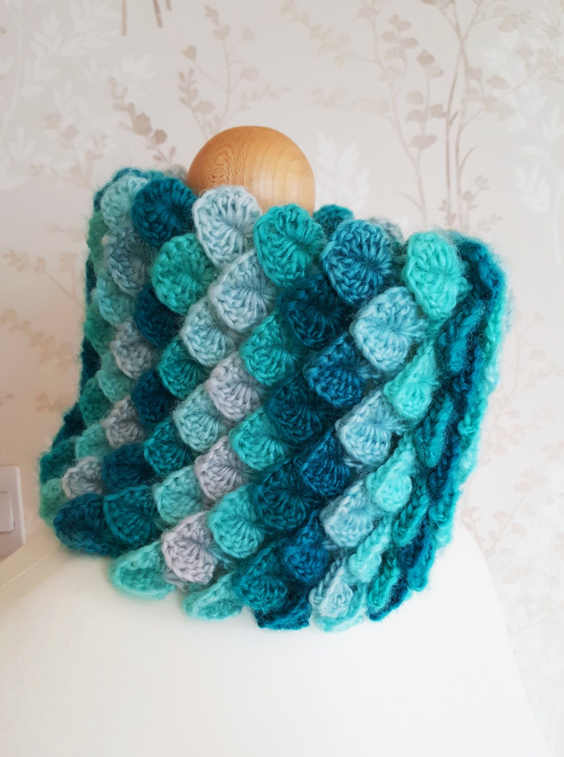 KHALEESI Cowl, DRAGON Cowl, CROCHET Cowl, Knitted Scarf, Crochet Scarf ...
