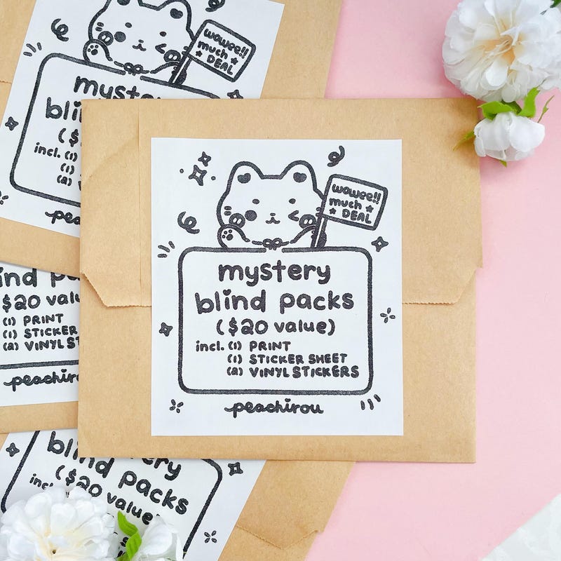 Blind Box Templates - Etsy