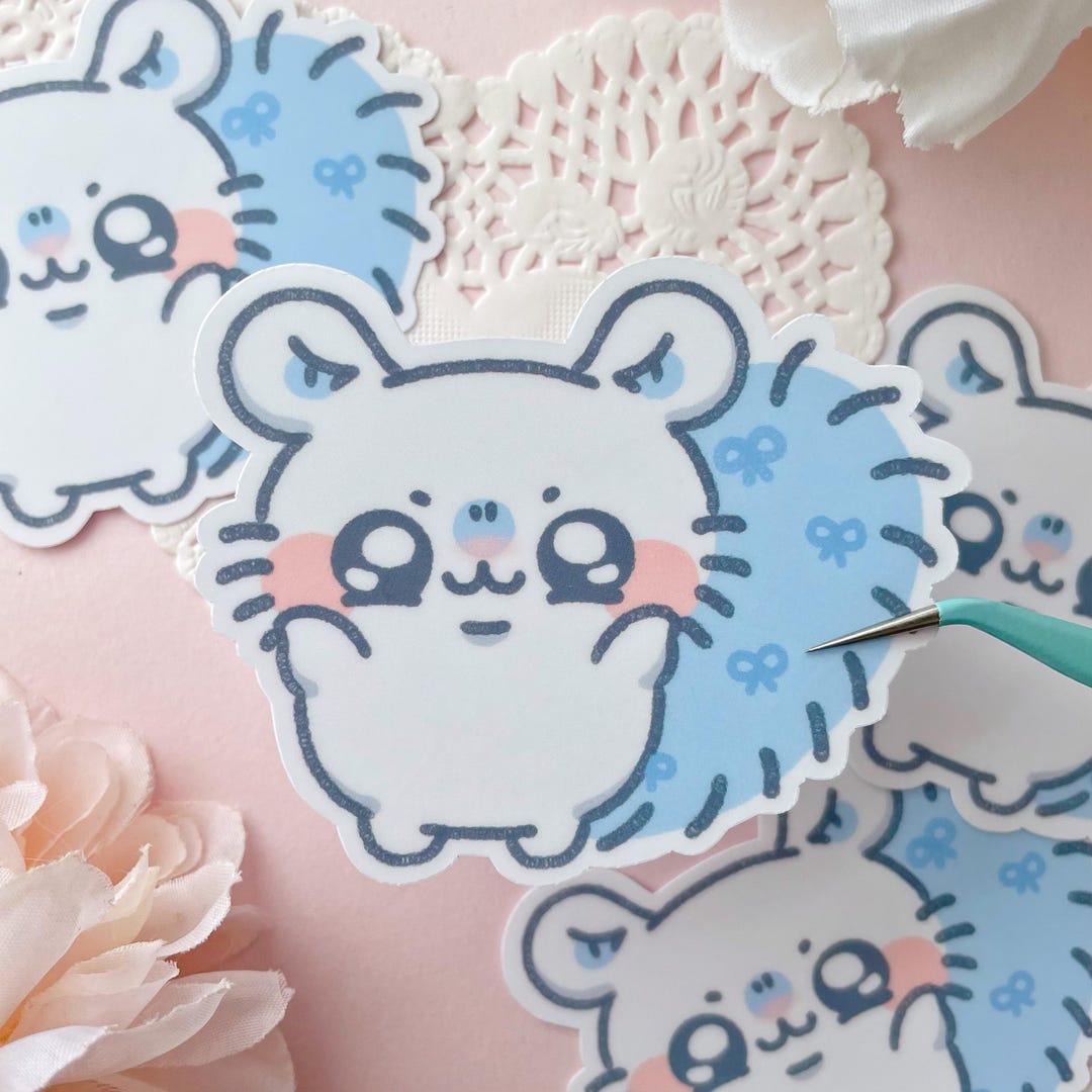 Chiikawa Momonga - Vinyl Sticker - Etsy