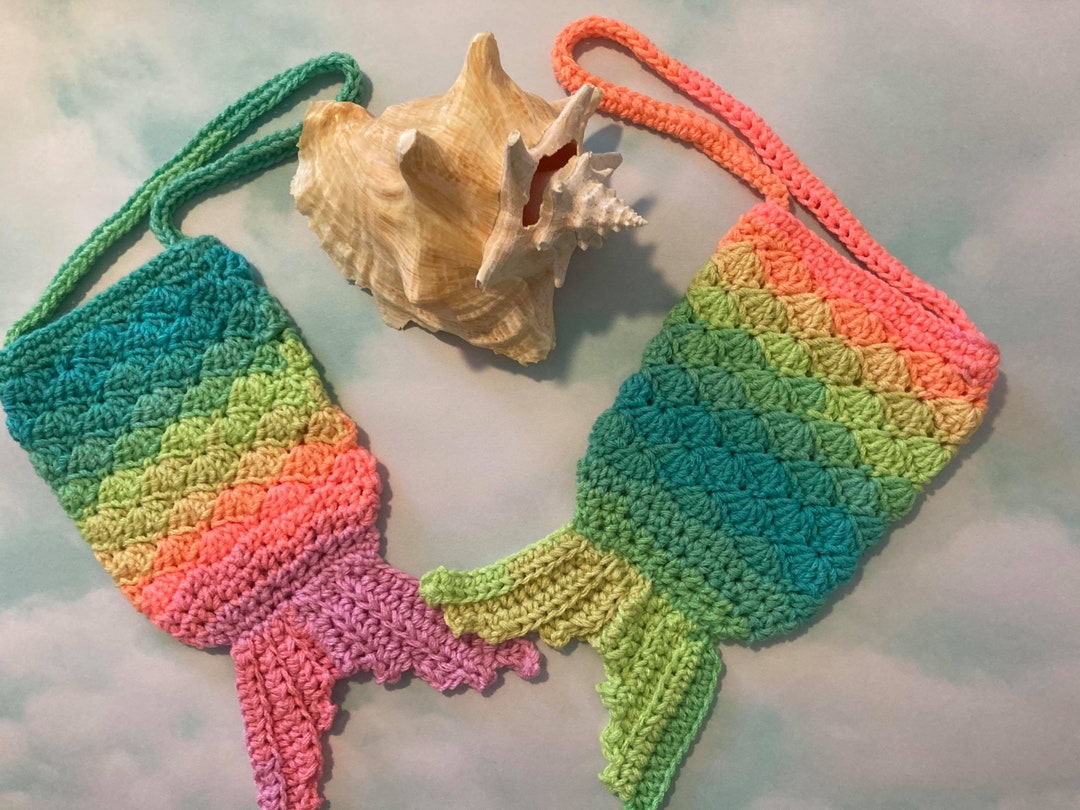 Mermaid Tale Rainbow Purse, Mermaid, Girls Purse, Little Girls Purse ...