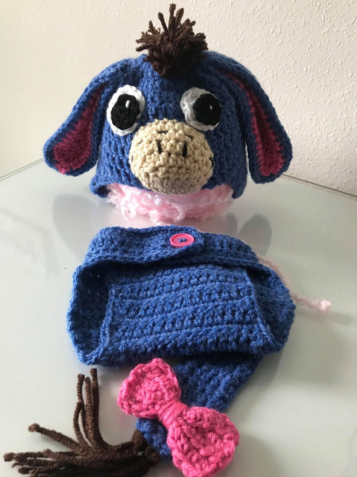 Eeoyre / Donkey / Newborn Photo Op/ Winnie the Pooh / Baby Shower Gift ...