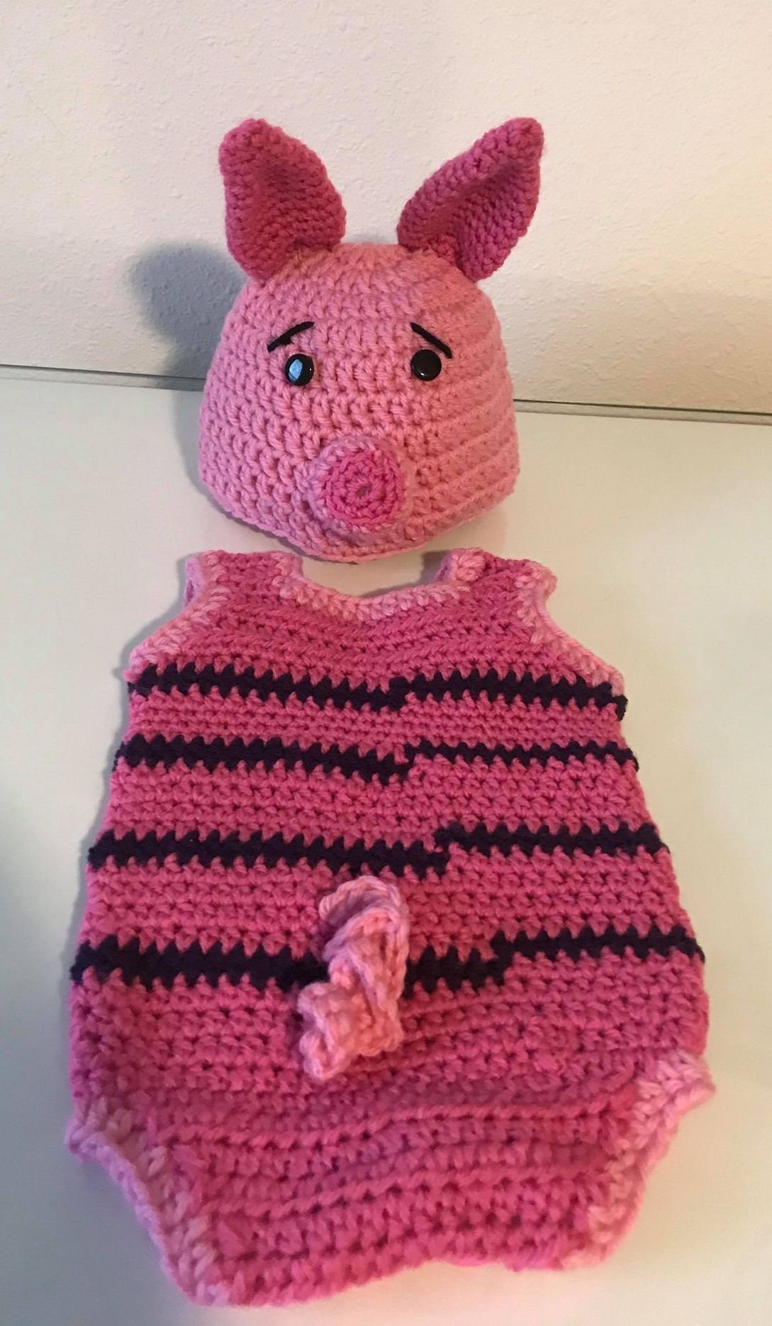 Piglet / Piglet Baby Outfit/ Newborn Photo Shoot / Halloween | Etsy