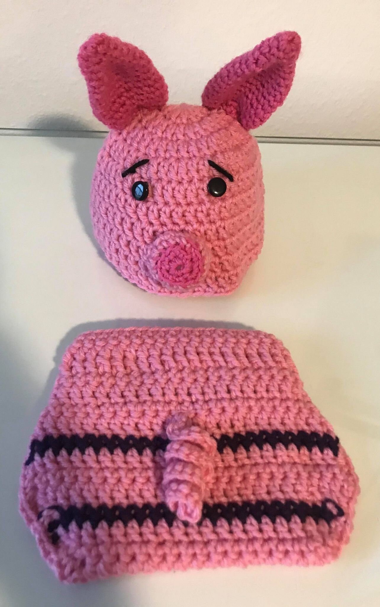Piglet / Piglet Baby Outfit/ Newborn Photo Shoot / Halloween | Etsy