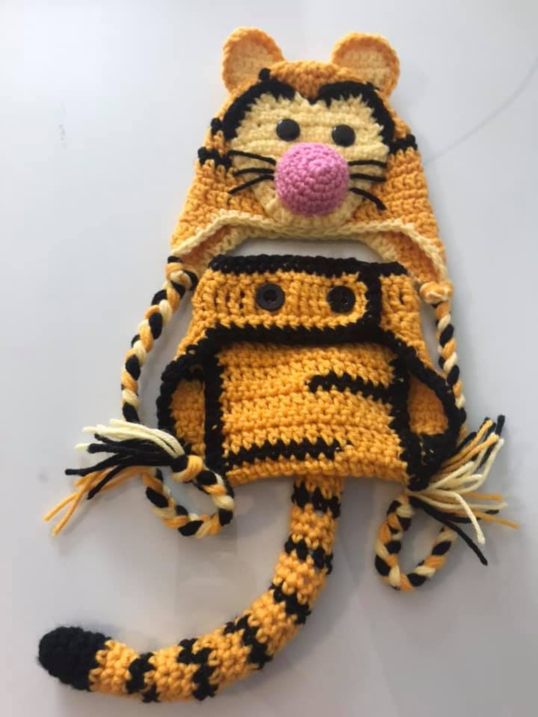 Tiger Baby Outfit / Newborn Photo Op/ Baby Shower Gift/ Diaper Cover ...