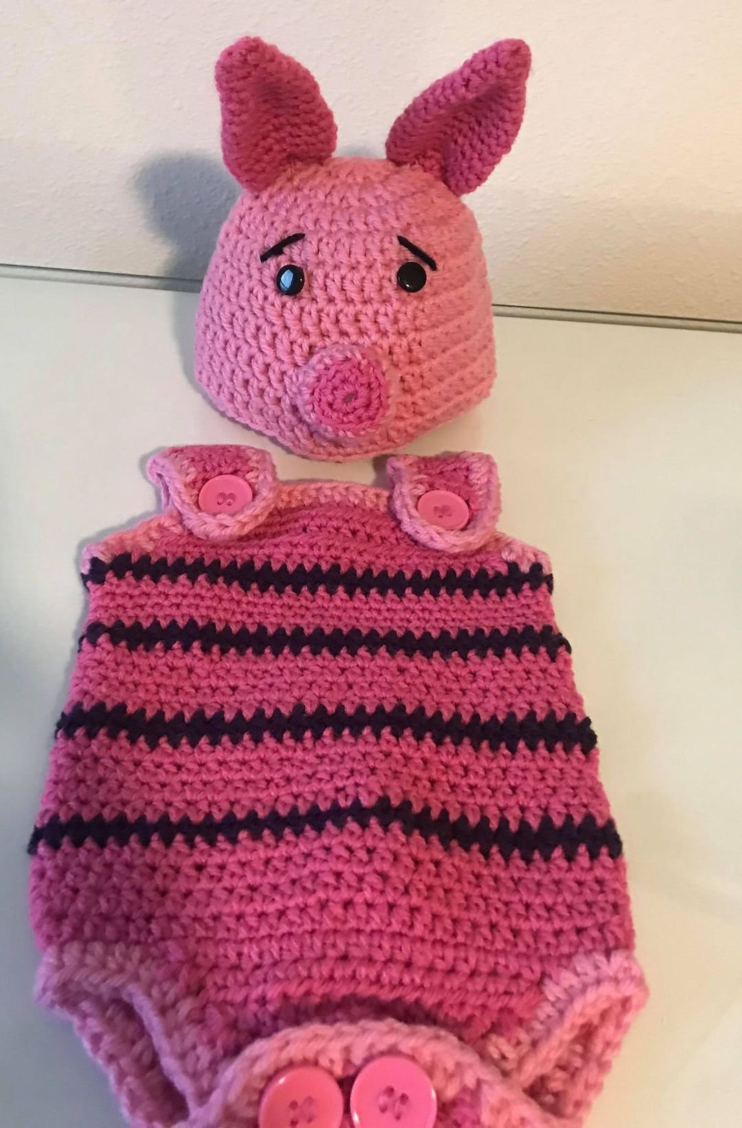 Piglet / Piglet Baby Outfit/ Newborn Photo Shoot / Halloween Costume ...