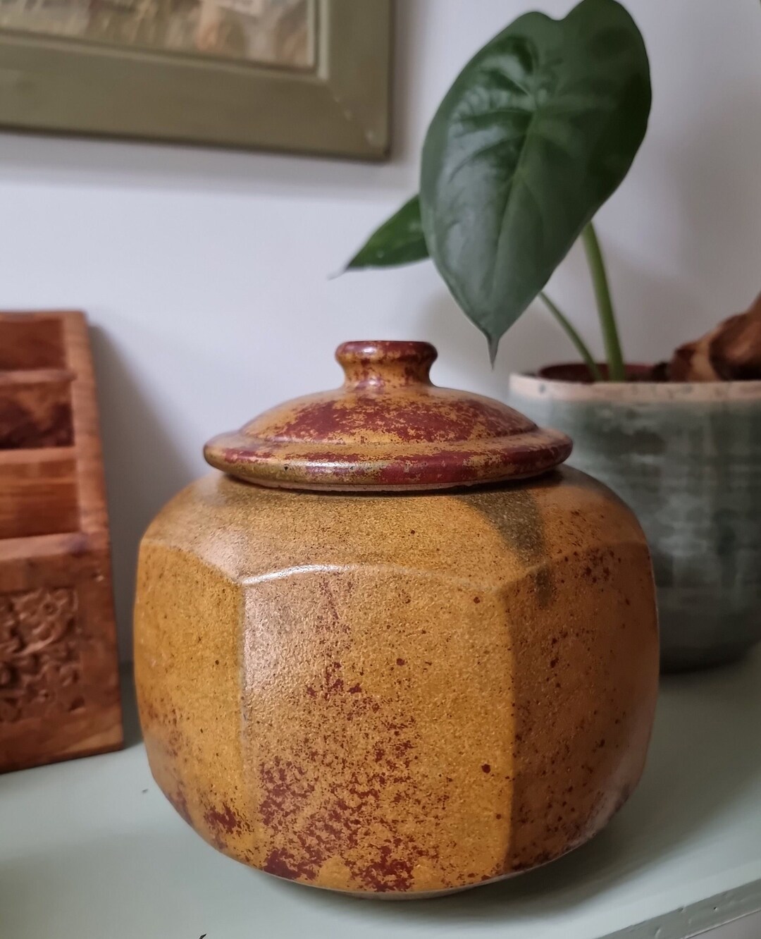 Vintage Ceramic Jar, Pottery Jar, Storage Jar, Canister, Ceramic Urn - Etsy