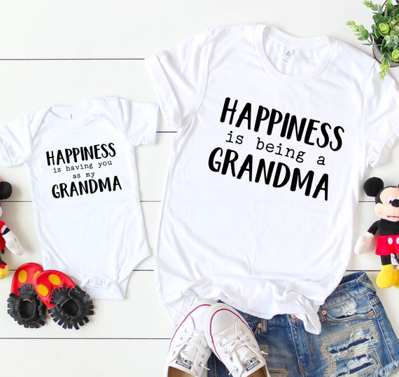 Matching Grandma Shirt Grandma And Grandson Matching Tshirt Etsy