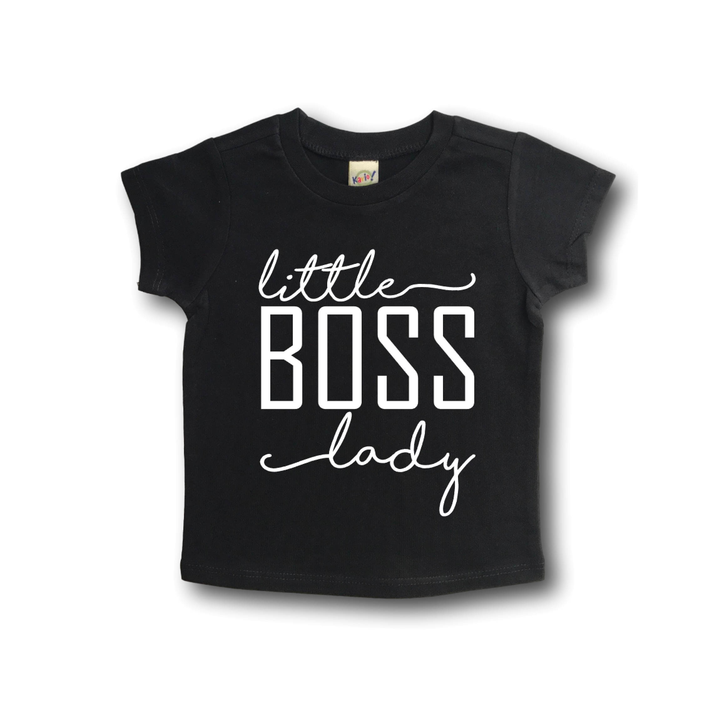 Little Boss Lady Little Boss Shirt Girl Boss Toddler Shirt - Etsy