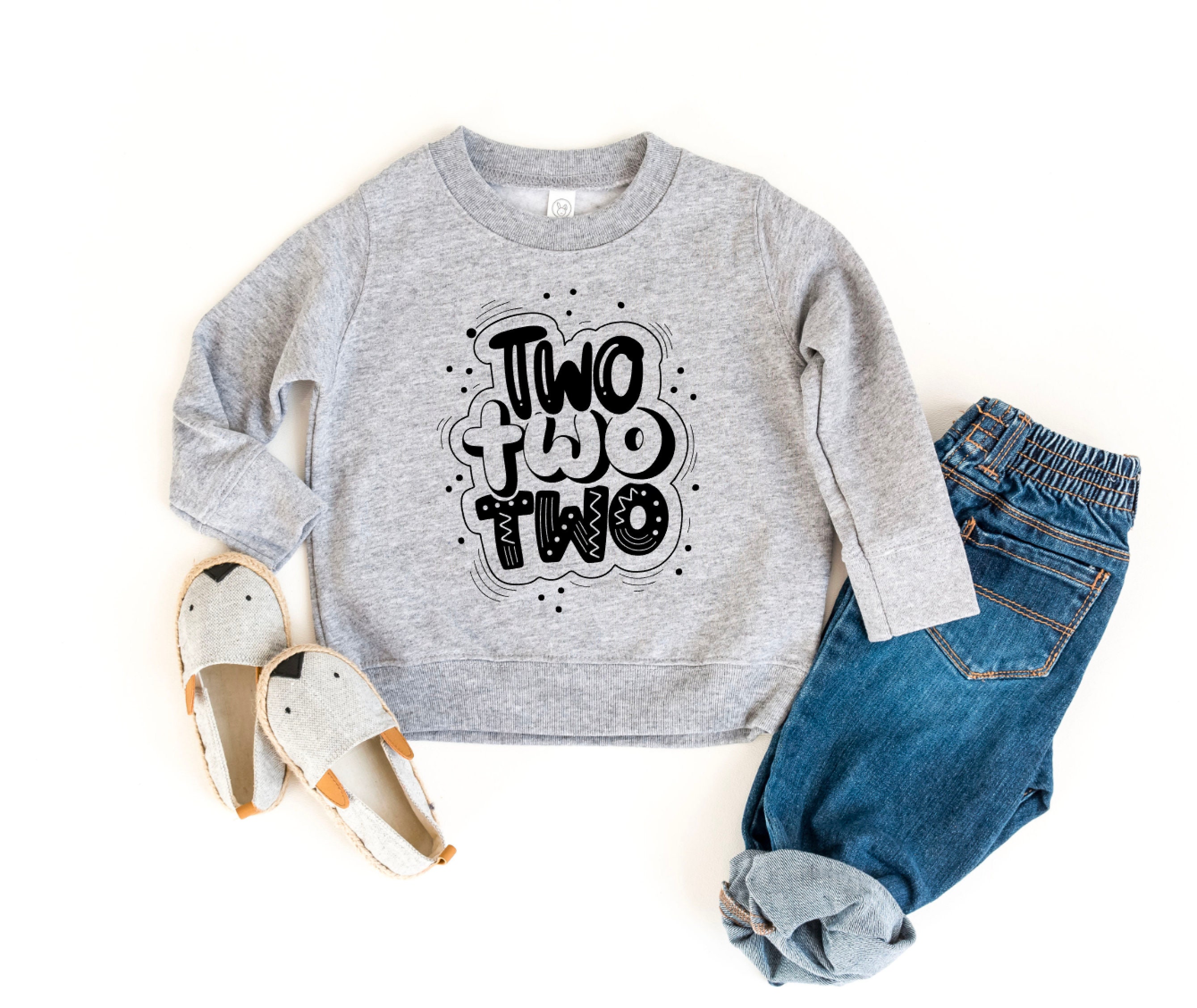 Second Birthday Sweatshirt Sweater for Boys Sweater for | Etsy