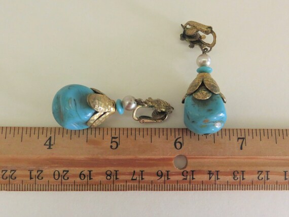 Fabulous MIRIAM HASKELL Vintage Turtle & Faux Turquoi… - Gem