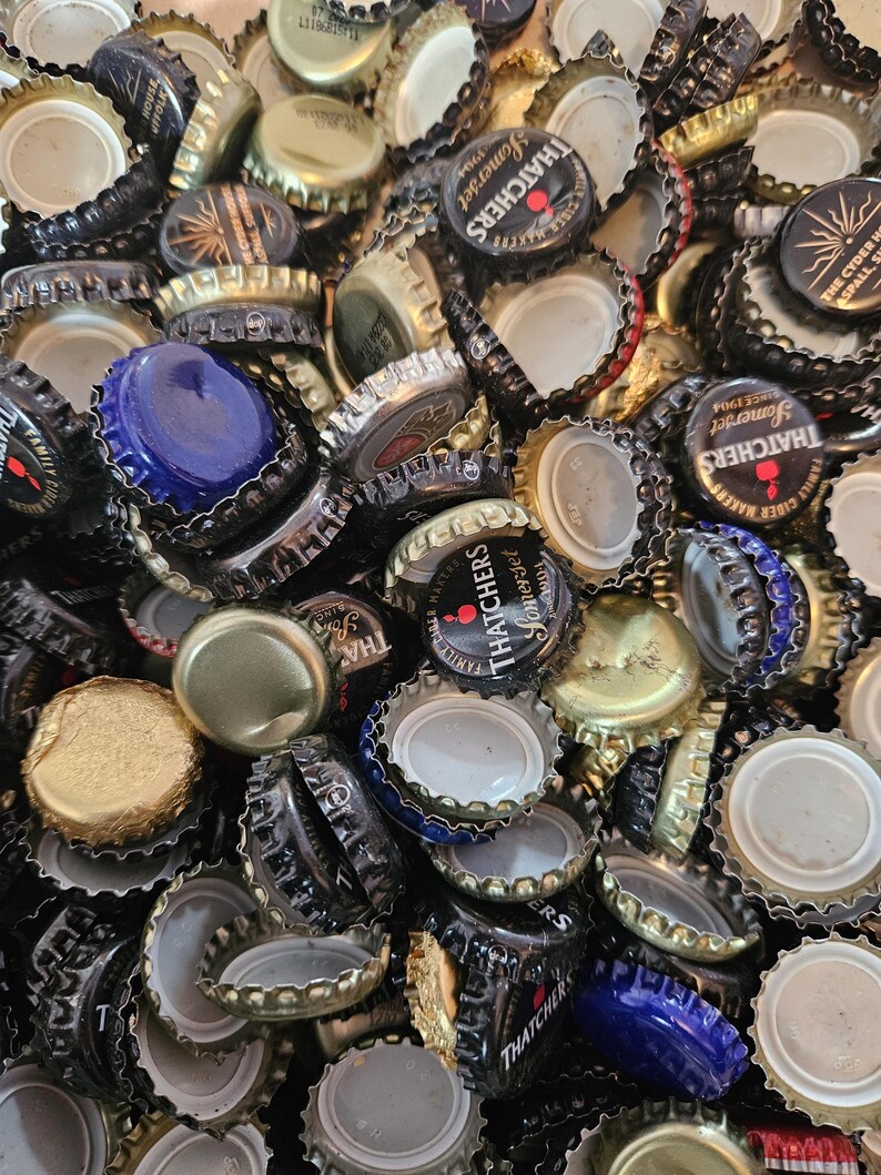 500 Used Bottle Caps, Ring Pulls/soda Tabs - Etsy