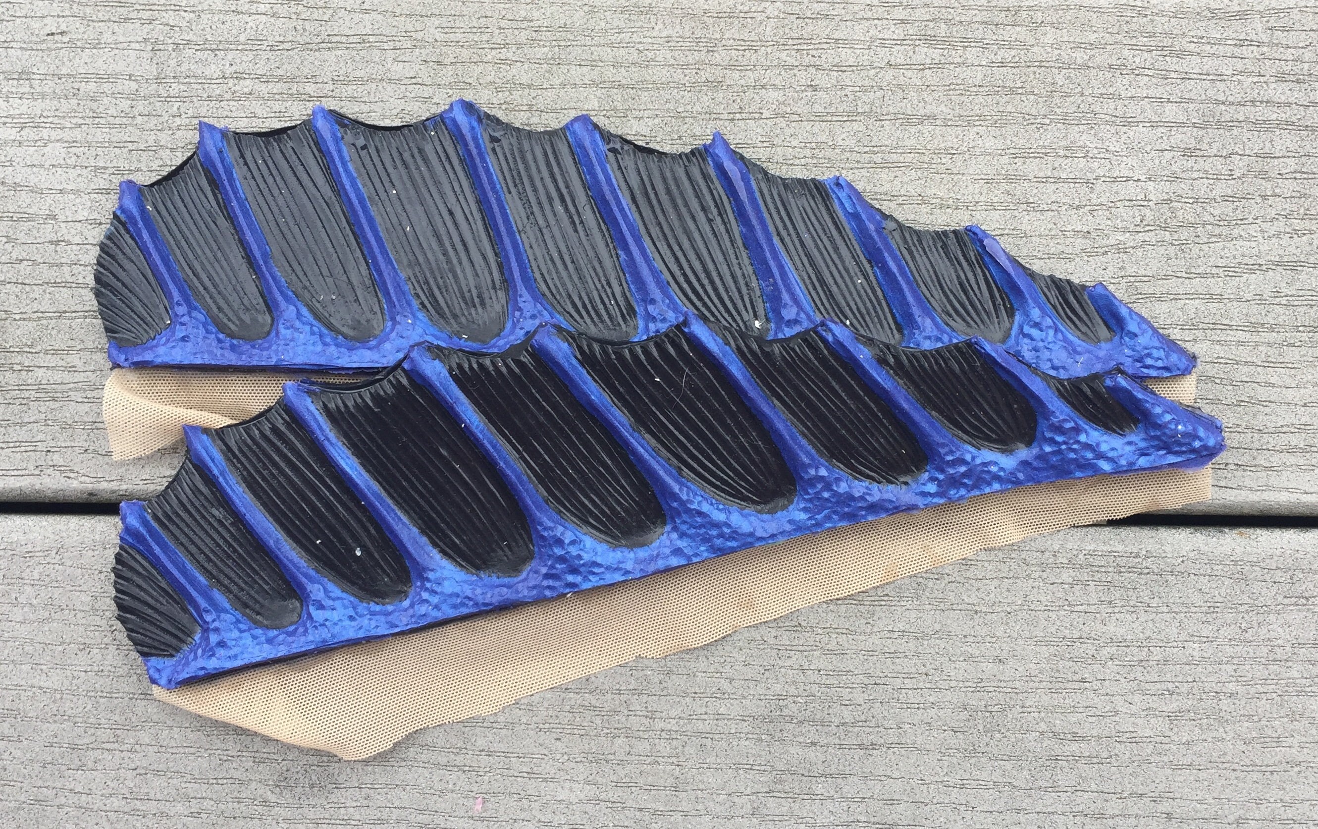 Black and Blue Warrior Arm Fin for Mermaid Tails or - Etsy UK