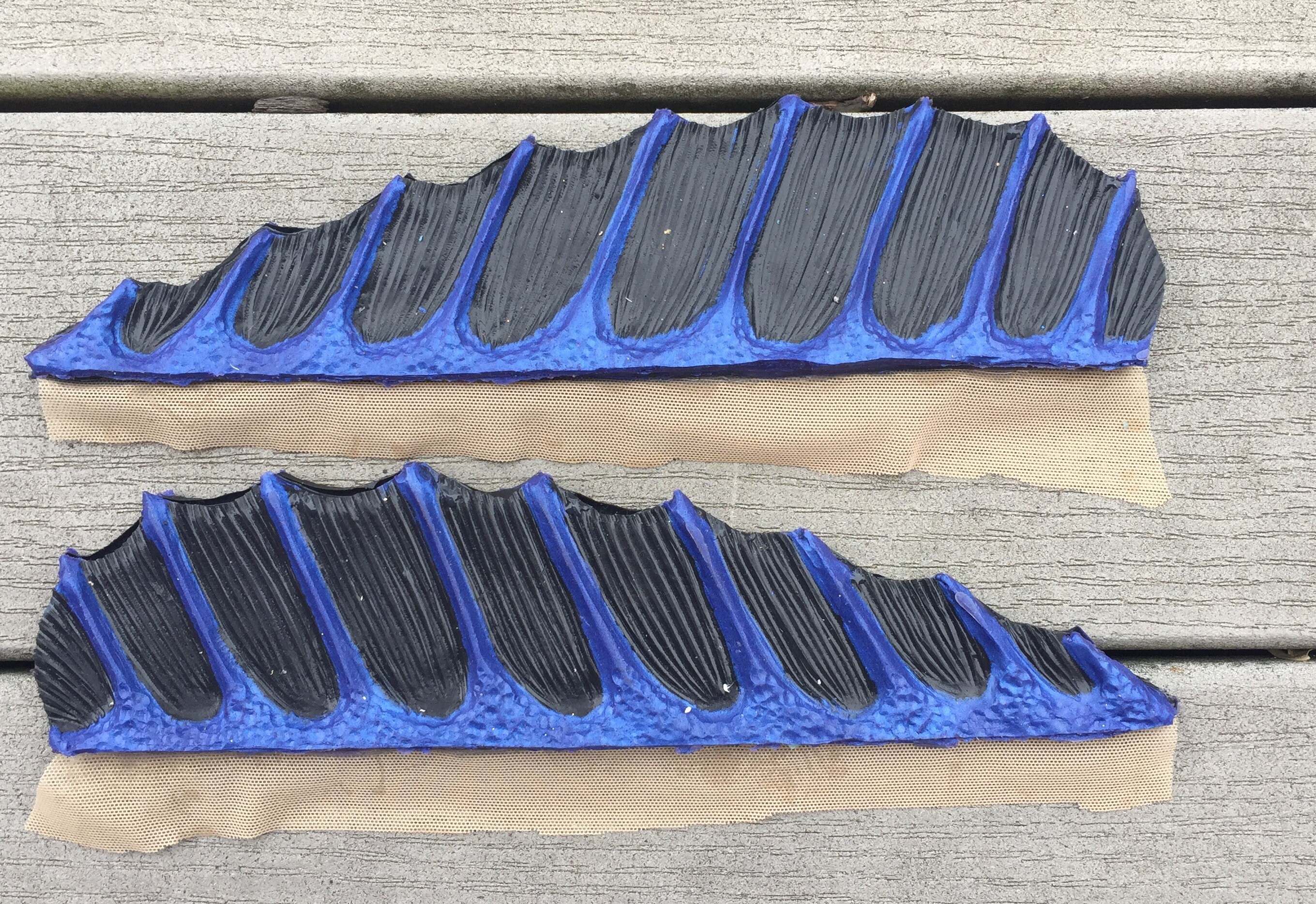 Black and Blue Warrior Arm Fin for Mermaid Tails or - Etsy UK