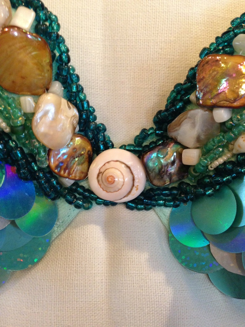 Marvelous Minty Mermaid Swim Bra | Etsy