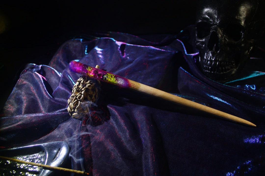 Magic Wand - Garnet and Spider - Perfect Handmade Personalized ...