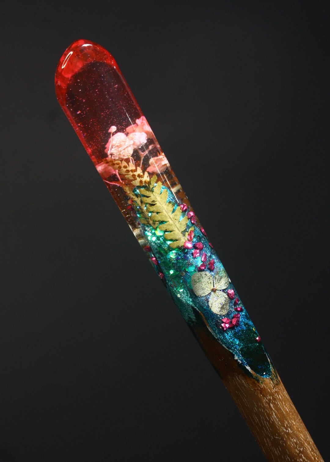 Handmade Magic Wand - Resin & Walnut Wood, Personalized Gift - Etsy