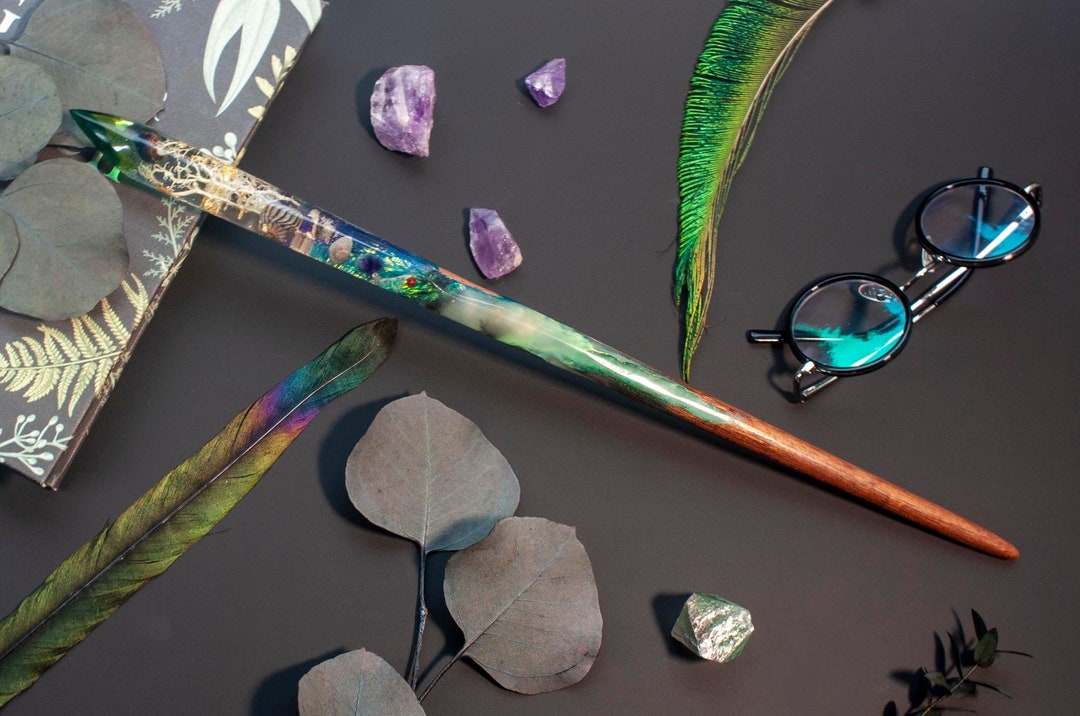 Magic Wand Deep Secrets Perfect Handmade Personalized Gift for Witch or ...