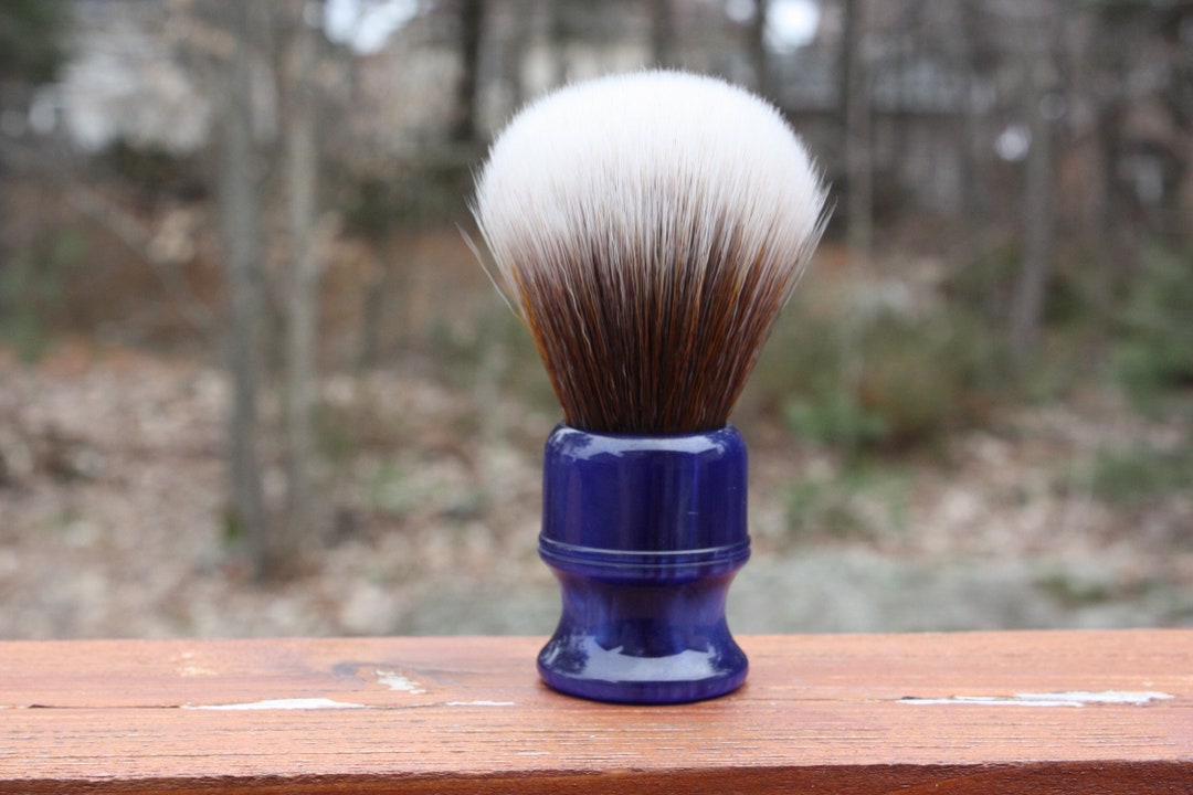 24MM Synbad W/ Blue Lagoon Handle Extra Dense Shaving Brush - Etsy