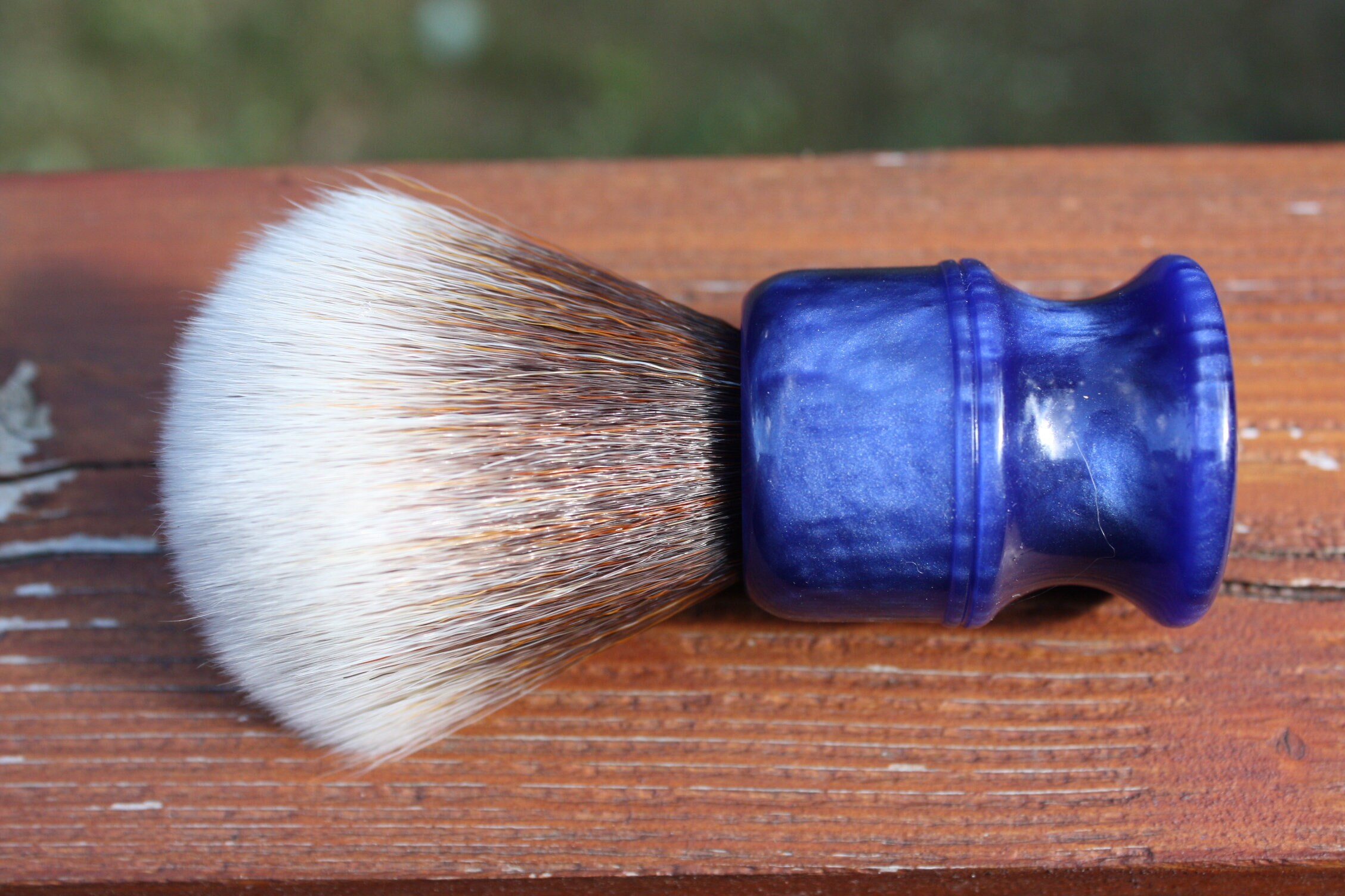 22MM Synbad W/ Blue Lagoon Handle Extra Dense Shaving Brush | Etsy ...