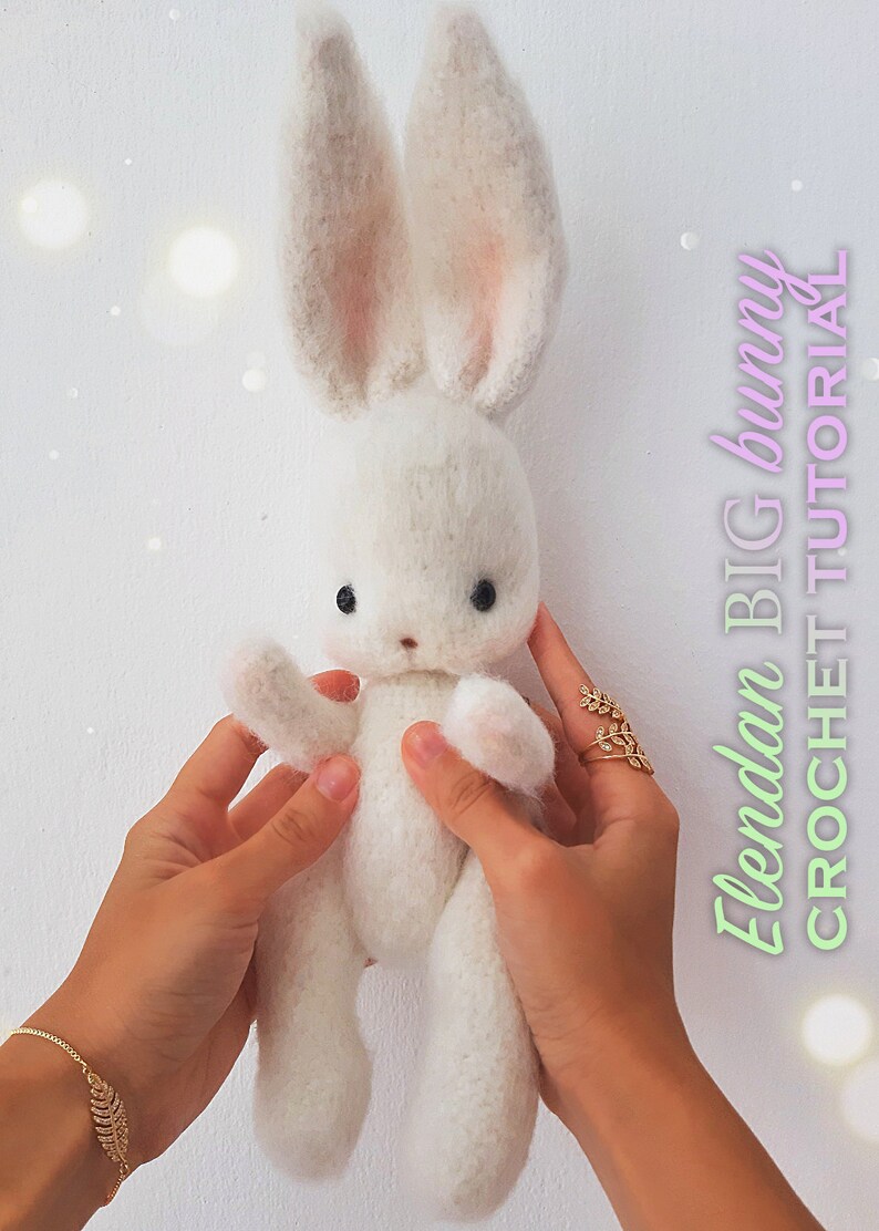 Big Bunny Crochet Pattern, Amigurumi Pattern, Amigurumi Bunny, Crochet ...
