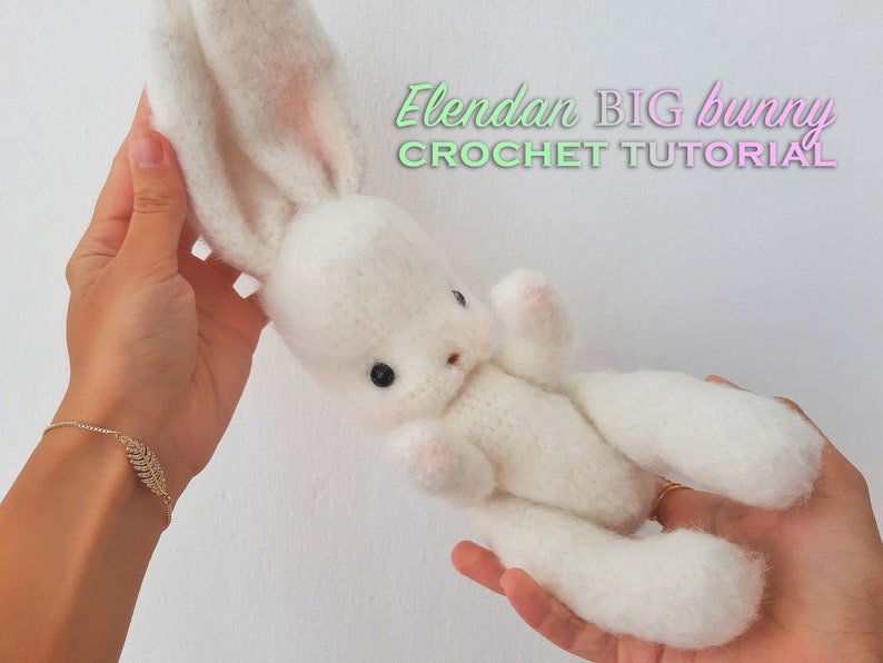 Big Bunny Crochet Pattern, Amigurumi Pattern, Amigurumi Bunny, Crochet ...