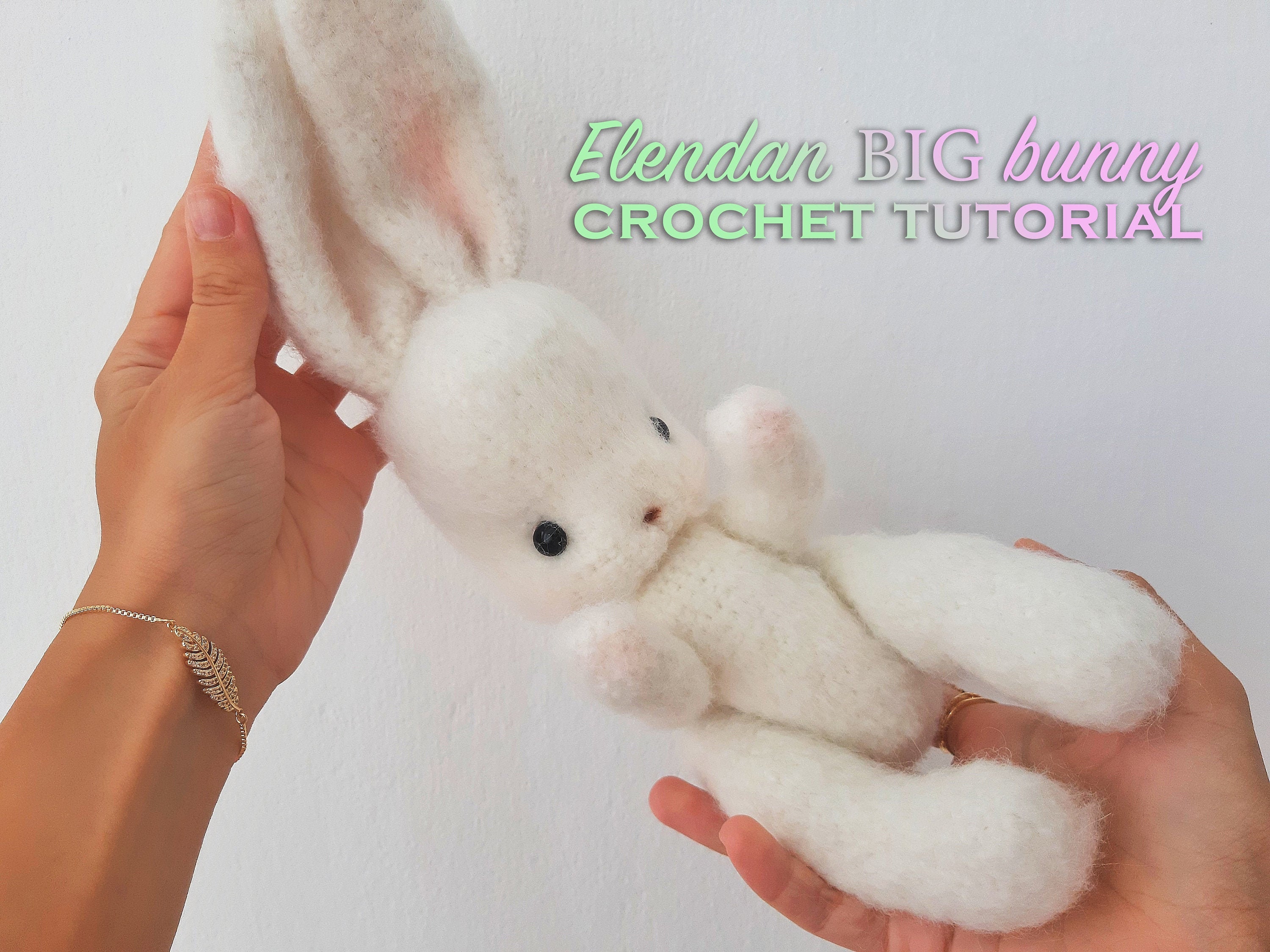 Big Bunny Crochet Pattern, Amigurumi Pattern, Amigurumi Bunny, Crochet ...