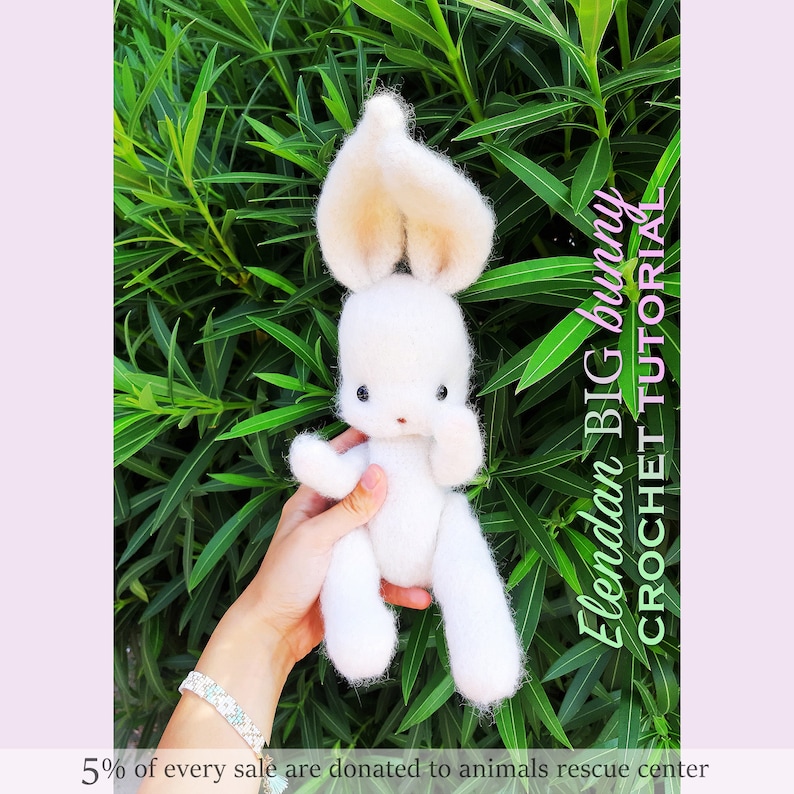 Big Bunny Crochet Pattern, Amigurumi Pattern, Amigurumi Bunny, Crochet ...