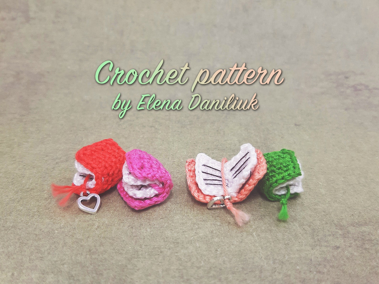 Crochet Pattern Miniature Book by Elendan 1 Inch 1/2 Inch - Etsy