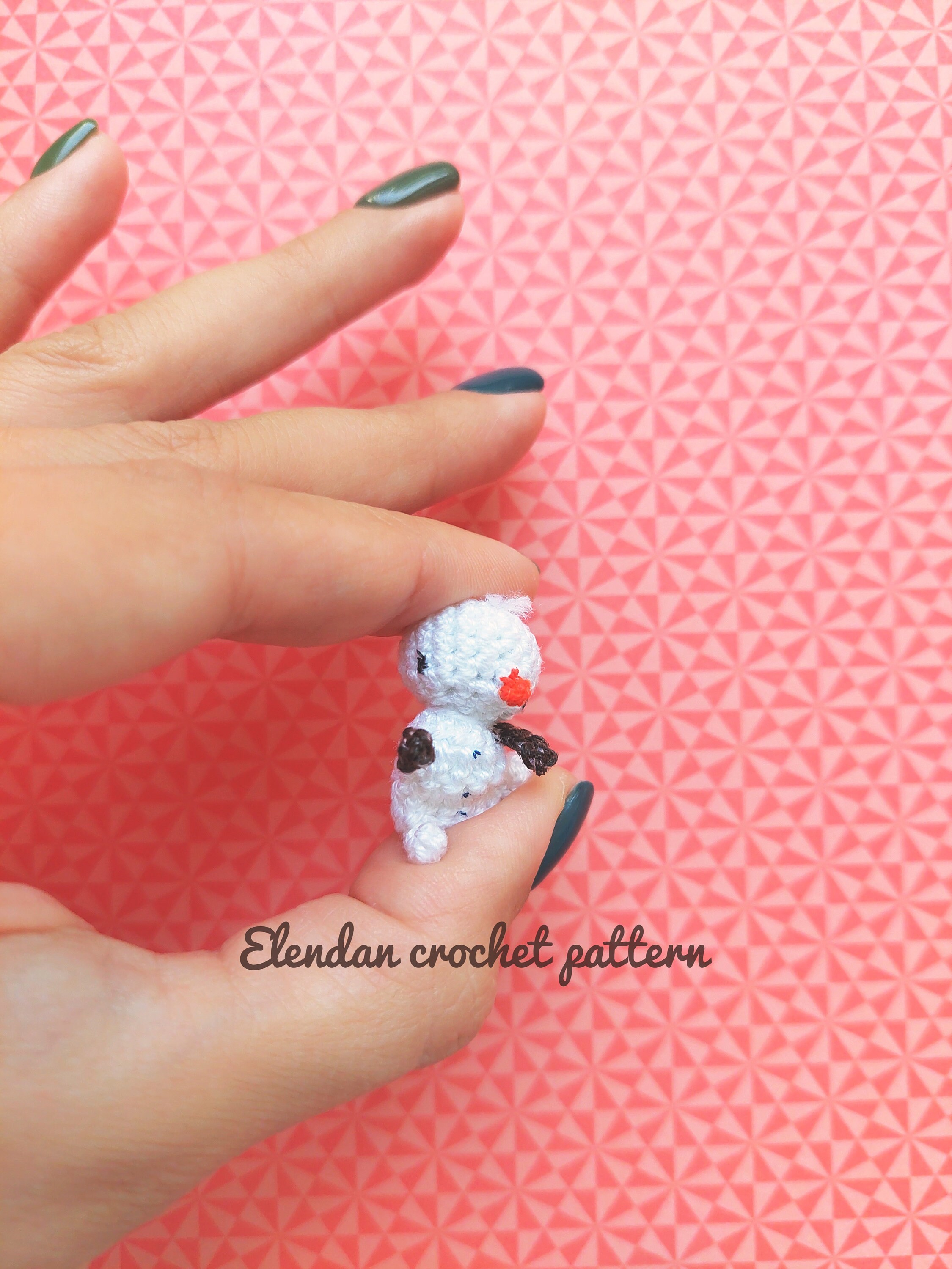 MINI Snowman Crochet Pattern (crochet Snowman Pattern, Crochet Snowman ...