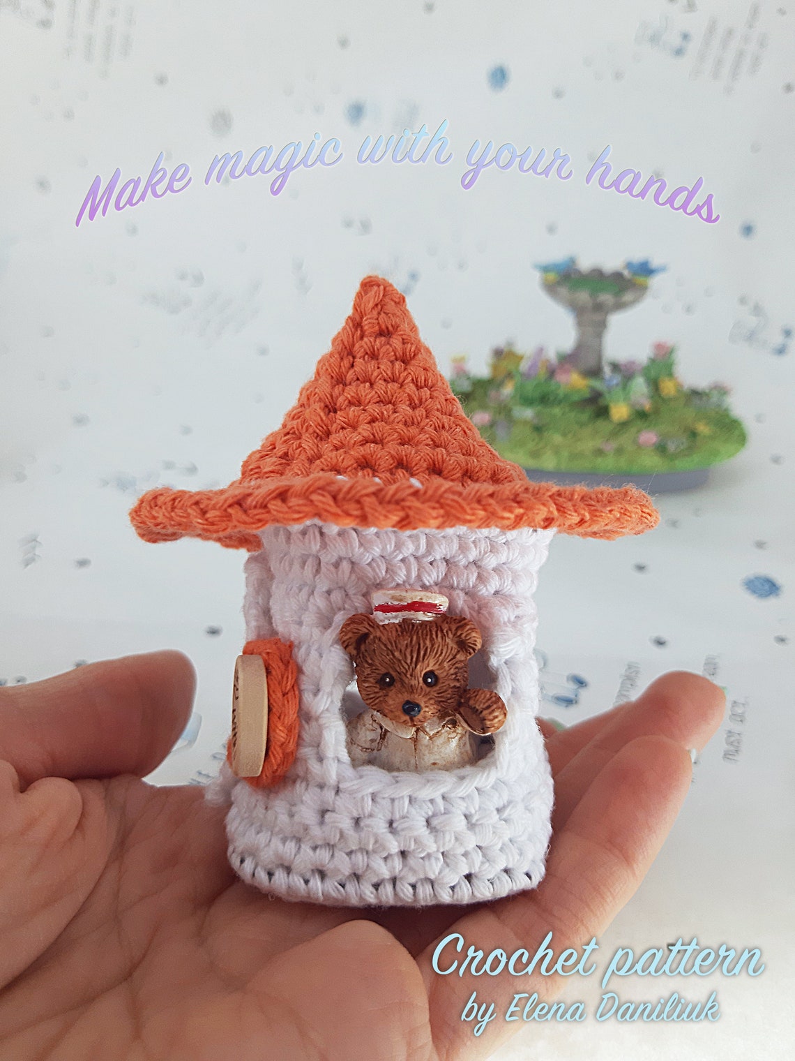 Crochet Pattern - Tiny Dollhouse (miniature Crochet Pattern, Amigurumi ...