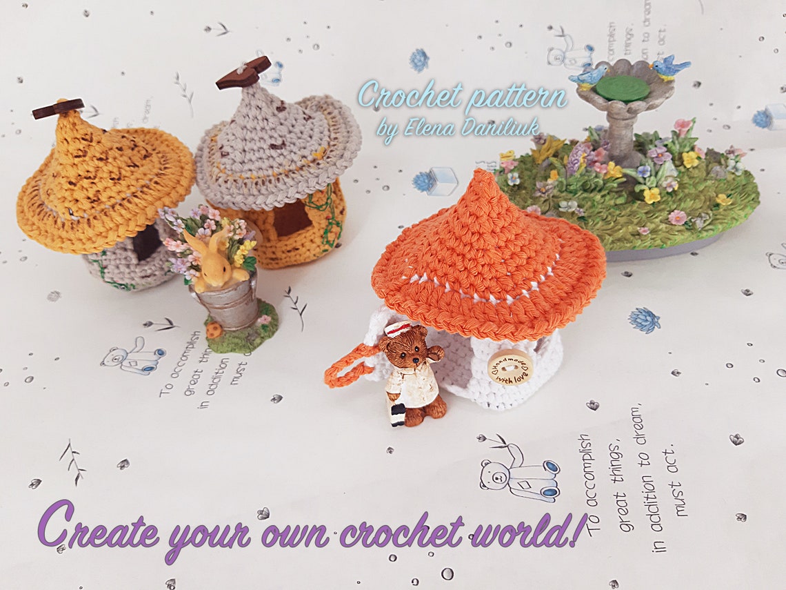 Crochet Pattern Tiny Dollhouse miniature Crochet Pattern - Etsy