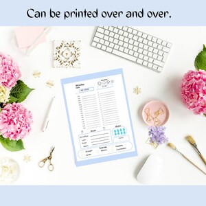 Printable 7 Day Planner/daily Planner Pdf/planner for Motivation/daily ...