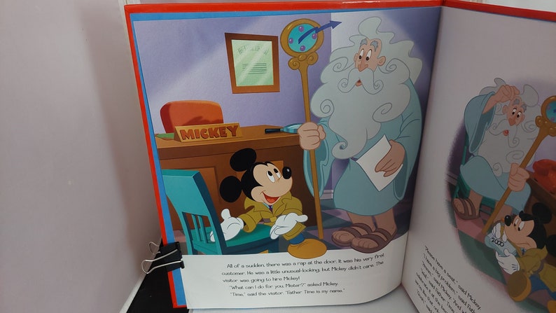 Walt Disney’s Animated Book “mickey’s Millennium Mystery 2000” in ...