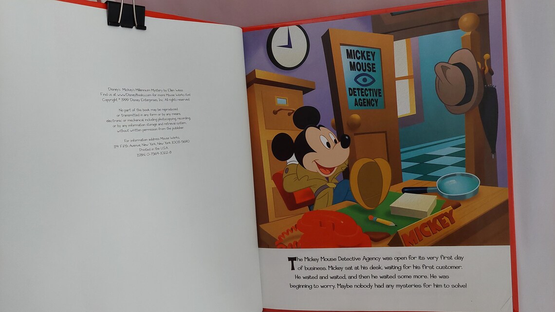 Walt Disneys Animated Book mickeys Millennium Mystery 2000 in Unused ...