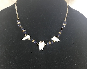 Human tooth necklace | Etsy