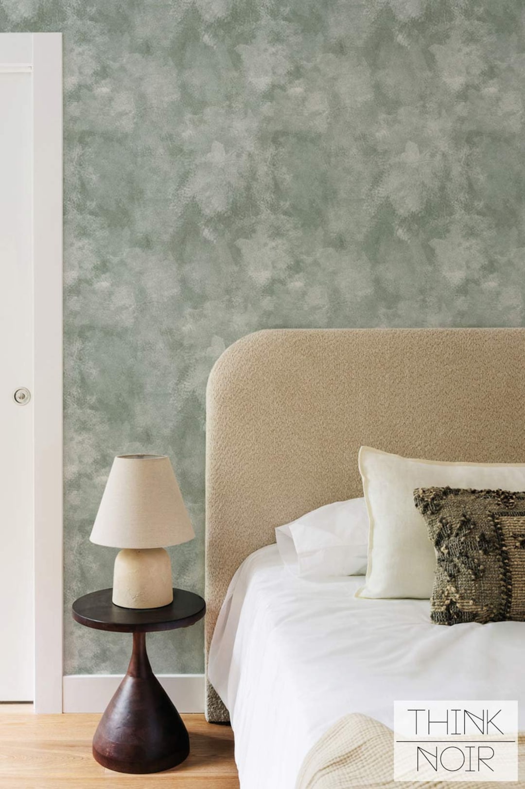 Green Venetian Plaster Wall Wallpaper Peel and Stick Limewash Paint ...