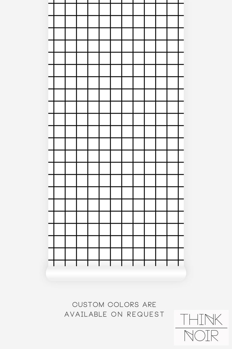 Checkers Print Wallpaper for Kids, Minimal Self Adhesive or Regular ...